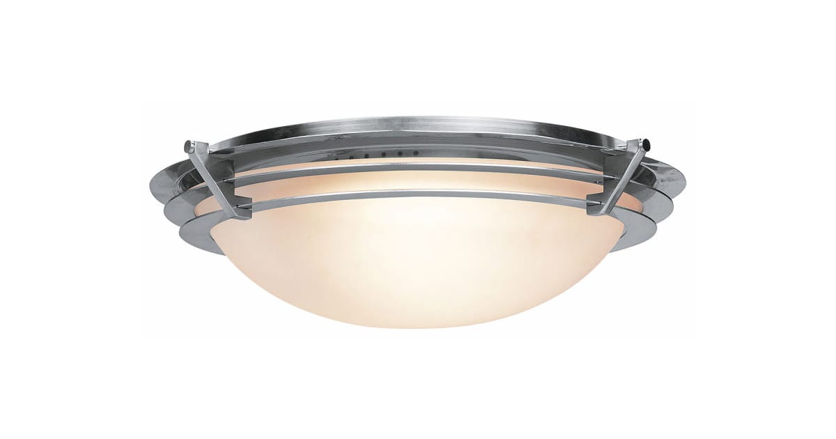 Access Lighting 50092-BS/FST Saturn 1 Light Flush Mount Ceiling Fixture ...