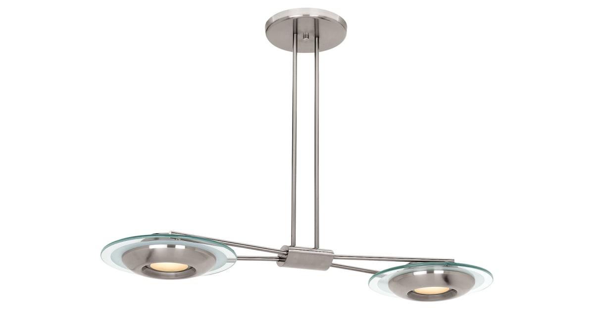 Access Lighting 50422-BS/CFR Contemporary / Modern Two Light Down ...