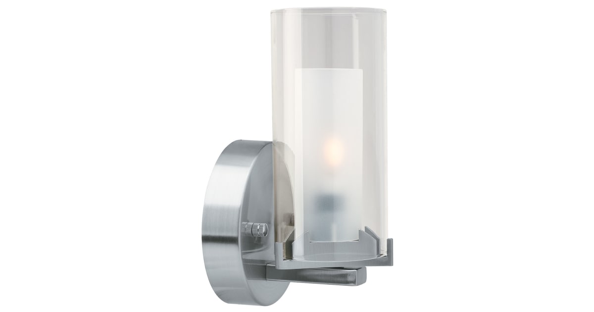 Access Lighting 50505-BS/FRC Single Light Up Lighting Wall Sconce from ...