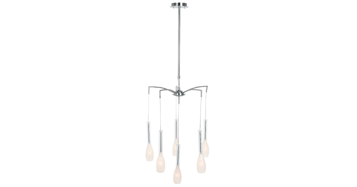 Access Lighting 50512-BS/CFR Contemporary / Modern Six Light Down ...