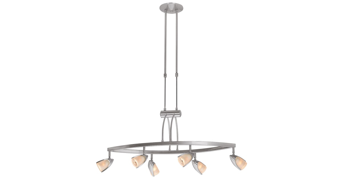 Access Lighting 52036-BS/OPL Six Light Down Lighting Multi Light ...