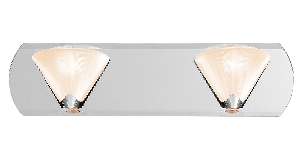 Access Lighting 62002-CH/LFR Two Light Up Lighting 18" Wide Bathroom ...