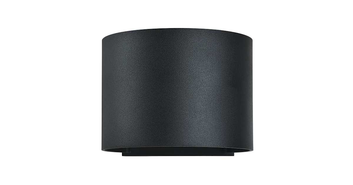 Access Lighting 20399LEDMGRND-BL Curve 4" Tall LED Wall Sconce ...