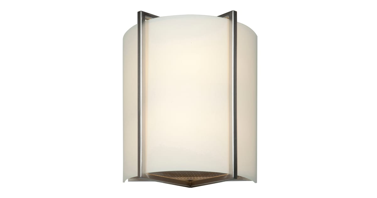 Access Lighting 20451LEDDLP-BS/OPL Vector 2 Light 11" Tall LED Wall ...