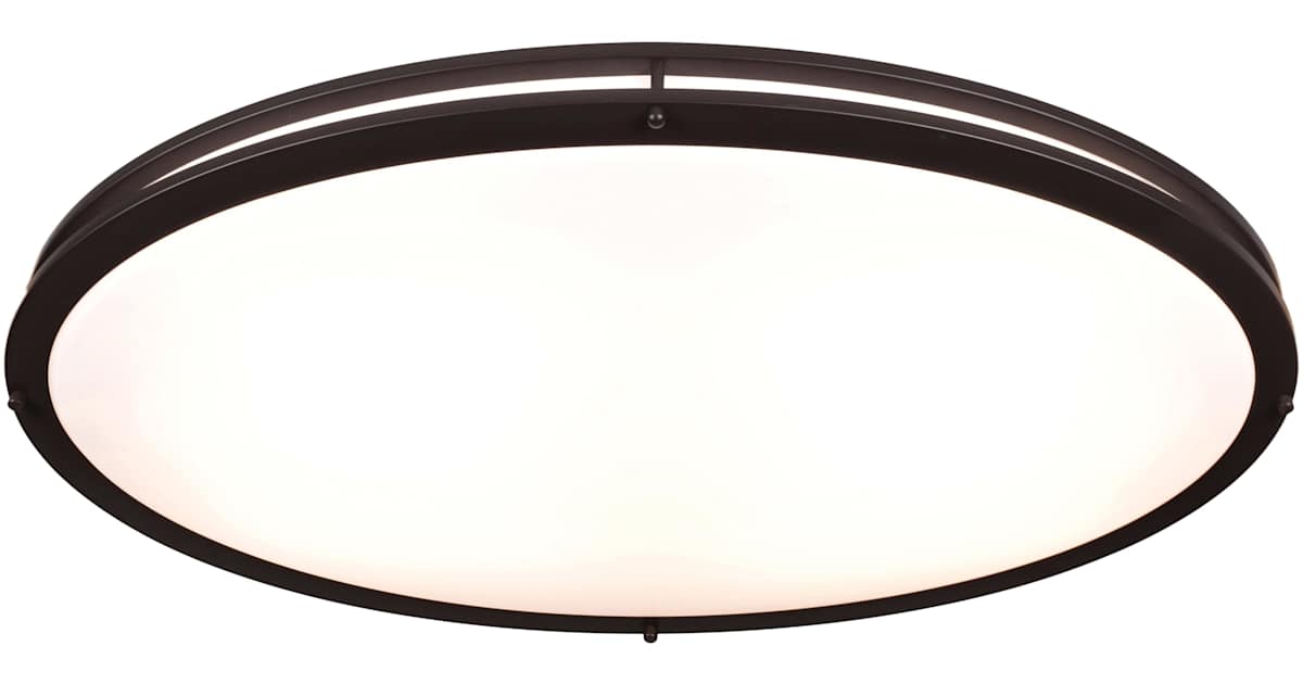 Access Lighting 20513LEDD-BRZ/ACR Solero III 18" Wide LED Flush Mount ...