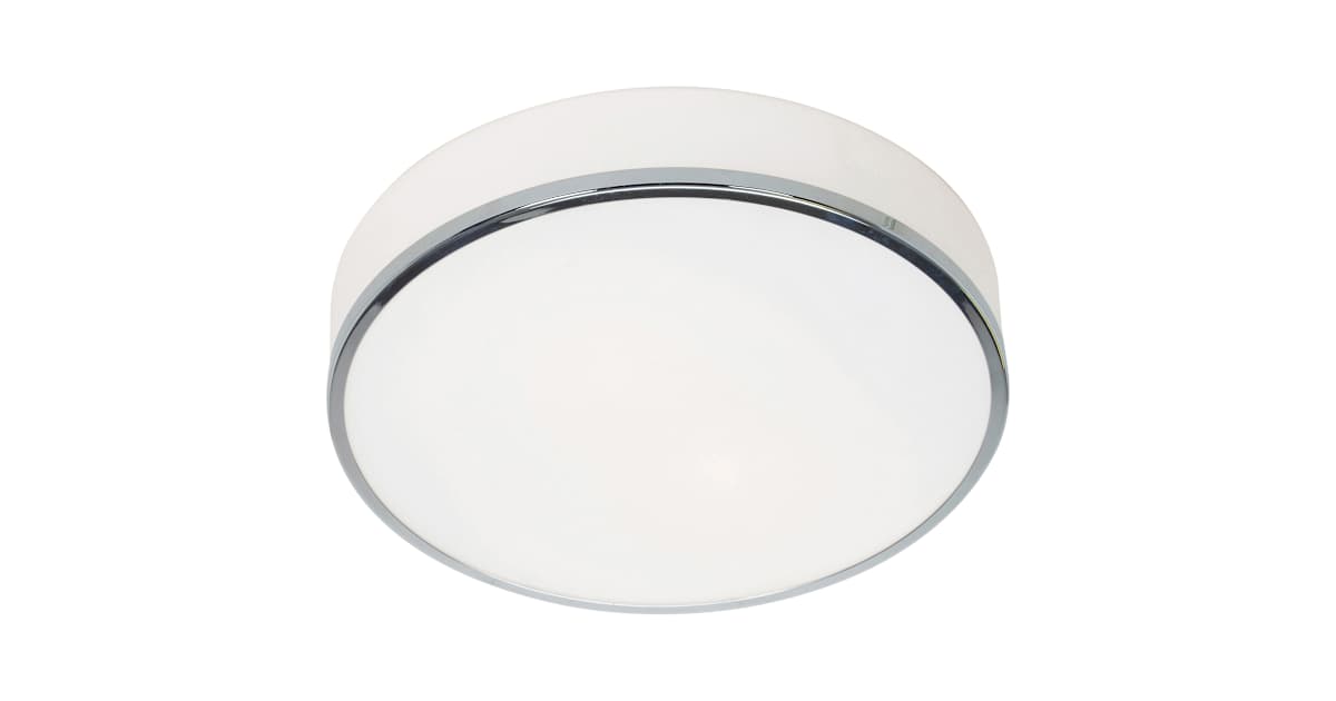 Access Lighting 20671-CH/OPL Aero 2 Light 13" Wide LED Flush Mount Drum ...