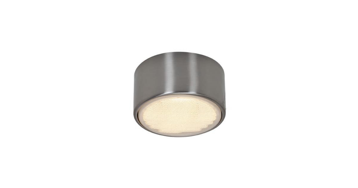 Access Lighting 20742LEDD-BS Ares 1 Light LED Flush Mount Ceiling ...