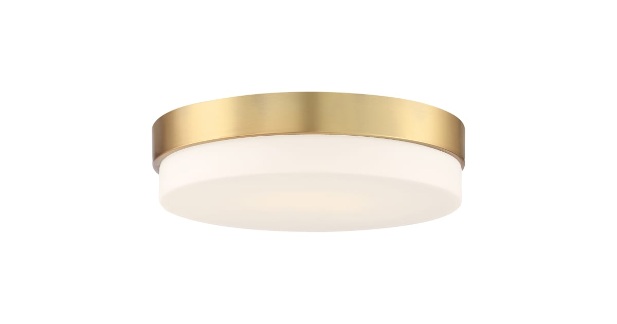 Access Lighting 20825LEDD-ABB/OPL Roma 11" Wide LED Flush Mount Drum ...