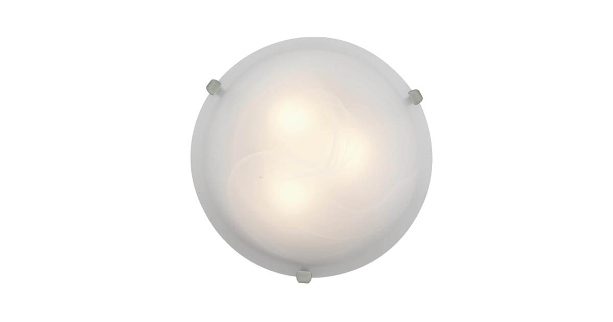 Access Lighting 23019GU-BS/ALB Mona 2 Light Flush Mount Ceiling Fixture ...