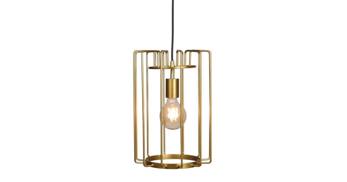 Access Lighting 23891LEDDLP-GLD Wired 9" Wide LED Mini Pendant ...