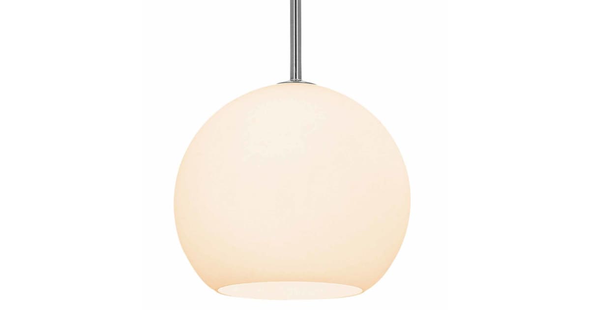Access Lighting 23950-BS/OPL Nitrogen 1 Light 9" Wide Pendant with ...
