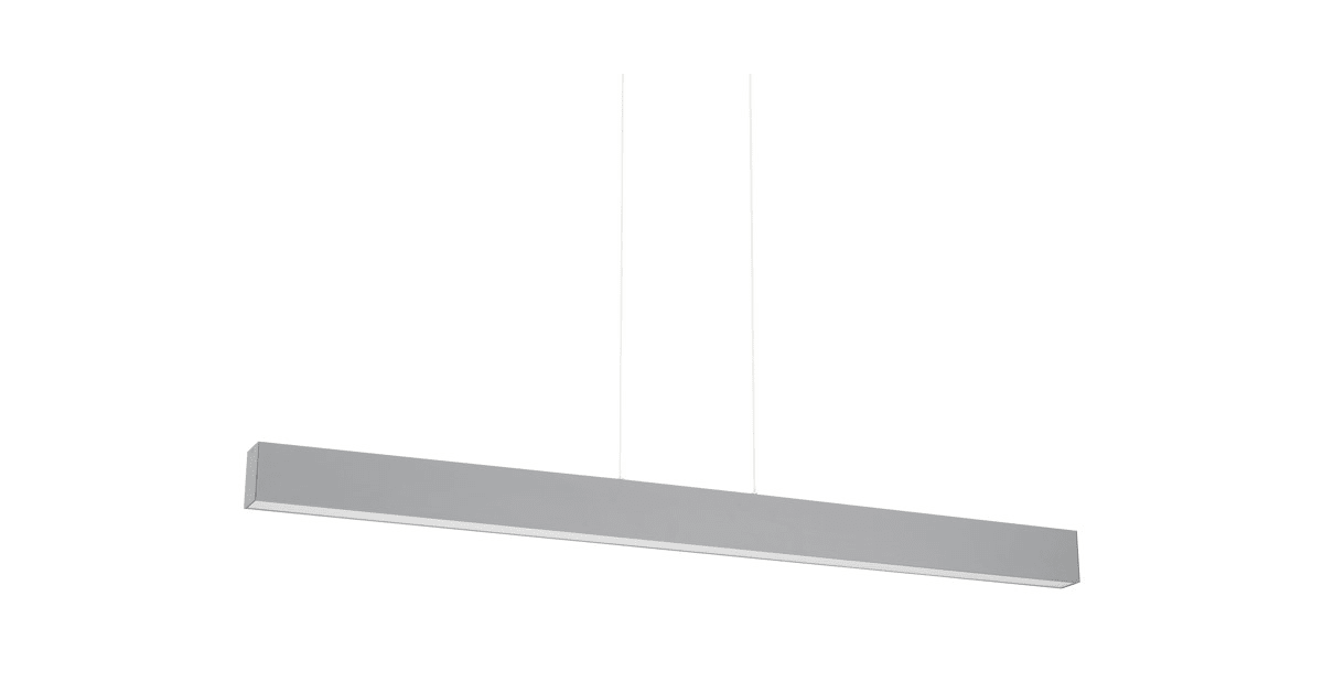 Access Lighting 24900LEDD-GRY/ACR Form 48" Wide LED Linear Pendant ...