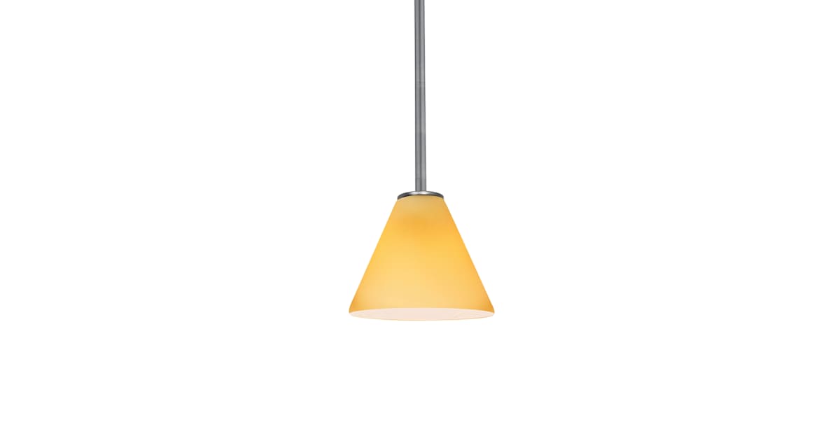 Access Lighting 28004-3R-BS/AMB Martini 1 Light LED Pendant - 7" Wide ...