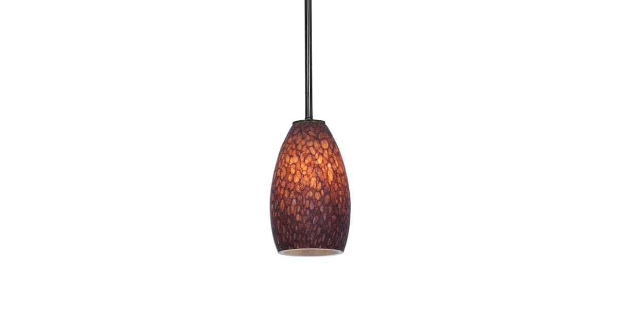 Access Lighting 28012-1R-ORB/BRST Champagne 5" Wide Mini Pendant ...