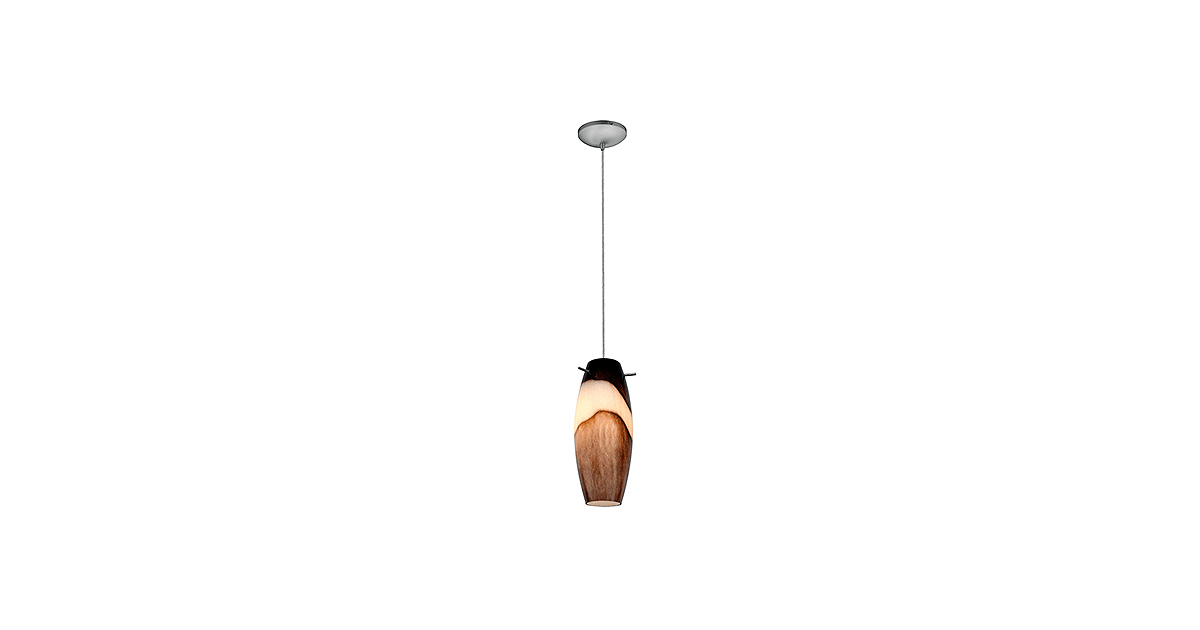 Access Lighting 28024-3C-BS/BRS Cabernet 1 Light LED Pendant - 5" Wide ...