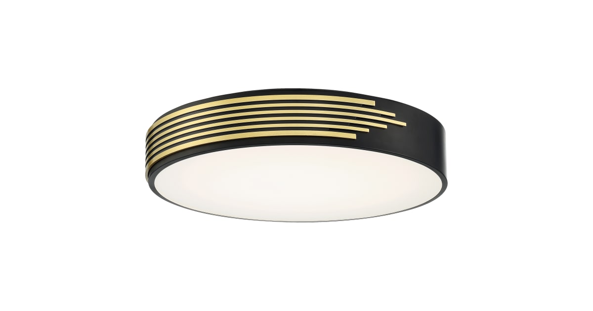 Access Lighting 49952LEDD-BL/ACR Maestro 22" Wide LED Flush Mount Drum ...
