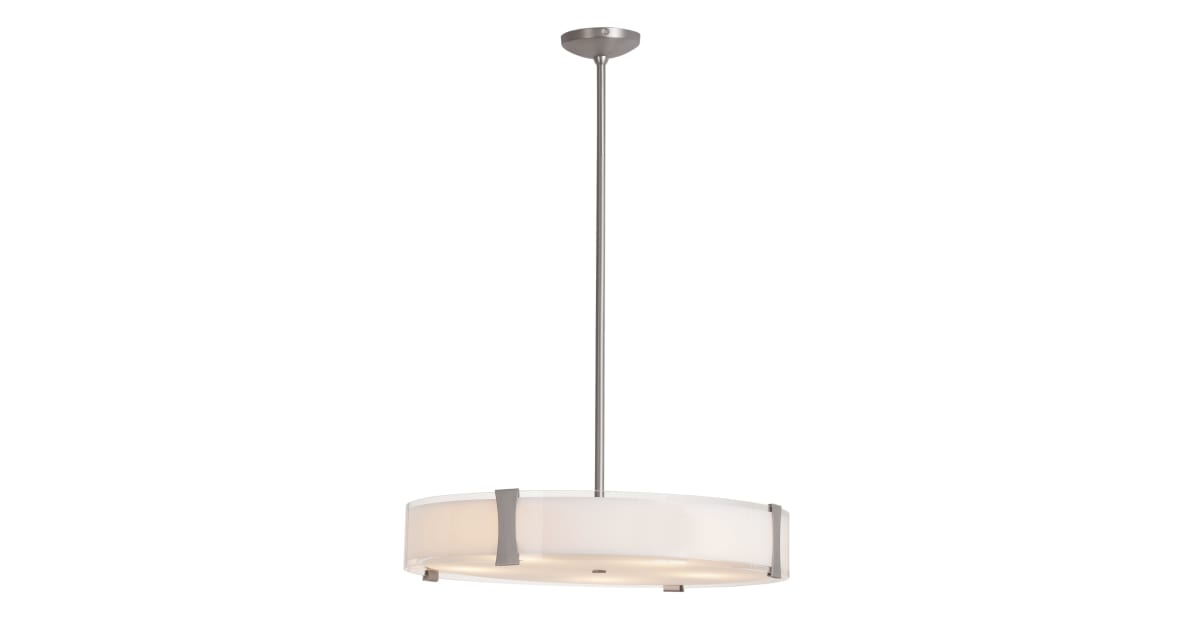 Access Lighting 50124LEDD-BS/OPL 1 Light 24" Wide LED Single Pendant ...