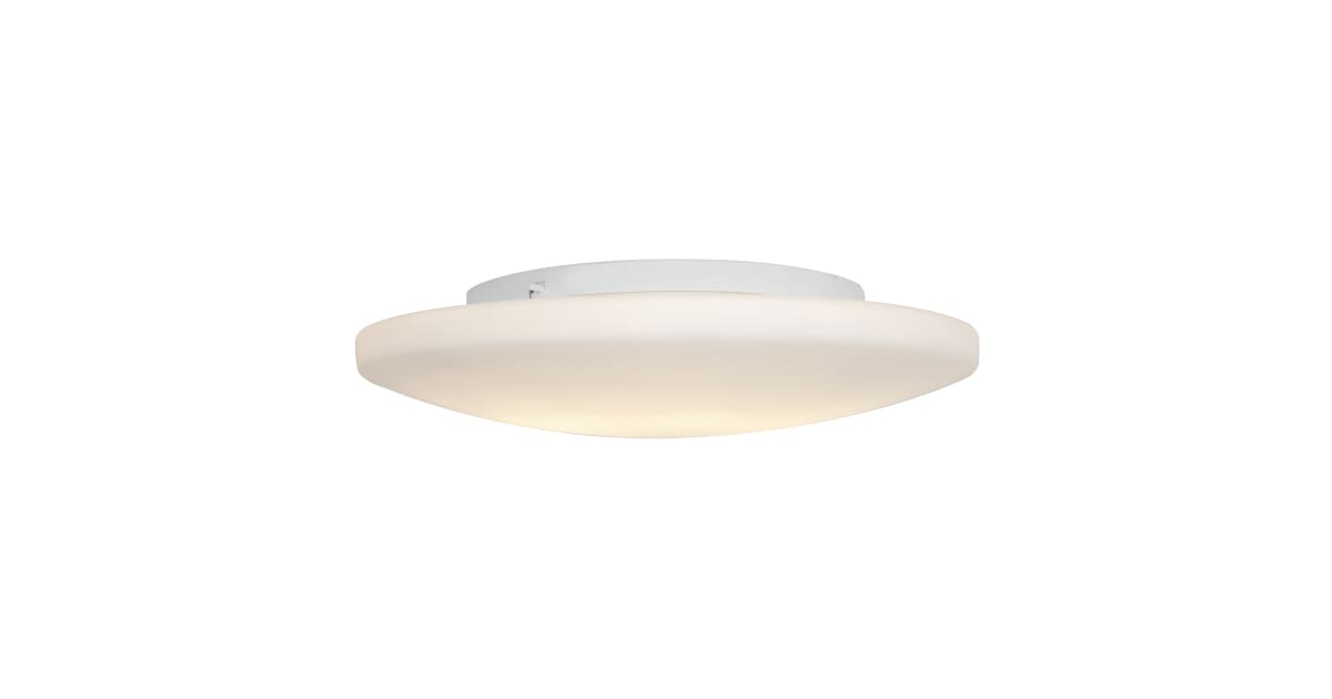 Access Lighting 50162LEDD-WH/OPL Orion 1 Light LED Flush Mount Ceiling ...
