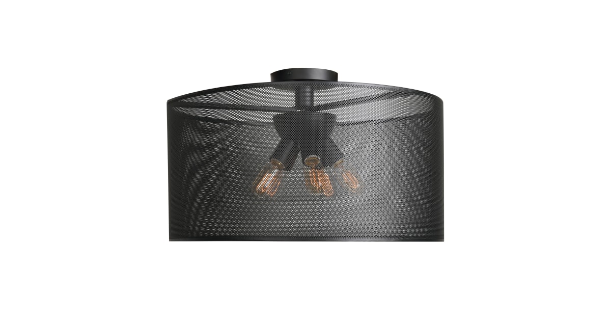 Access Lighting 50924LEDDLP-BL Epic 6 Light 27-5/8" Wide LED Semi Flush ...