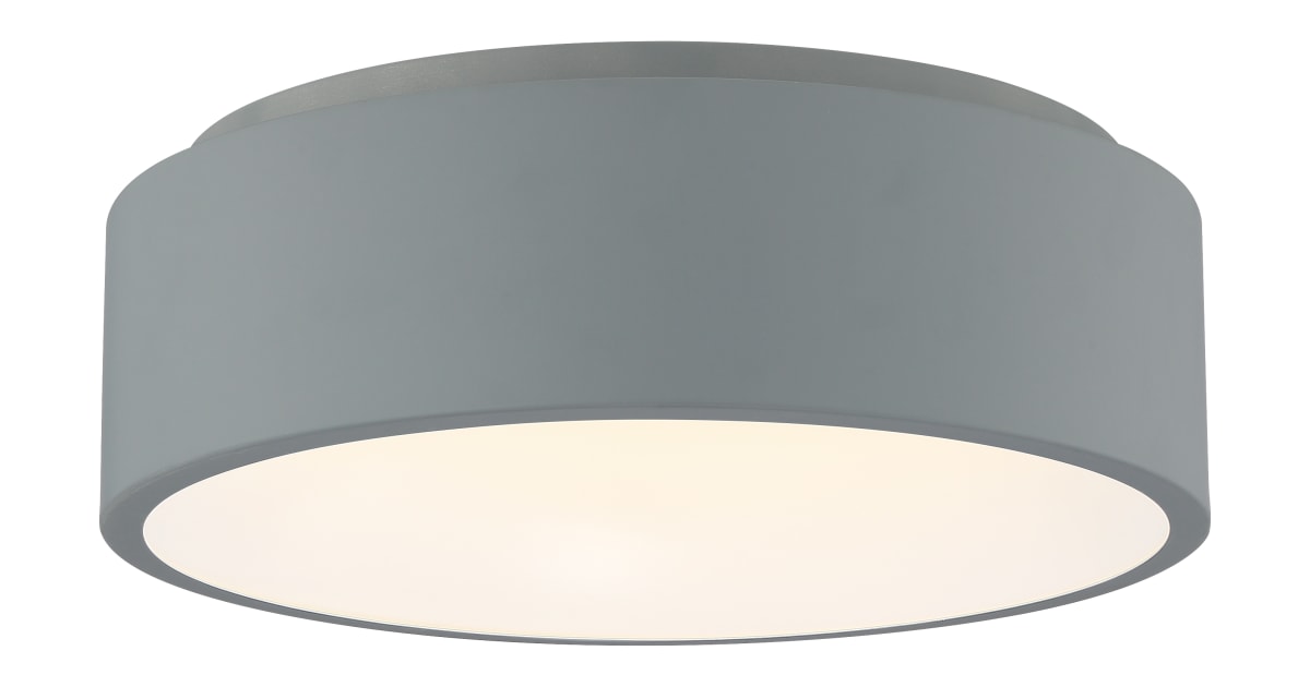 Access Lighting 50941LEDD-GRY/ACR Radiant 15" Wide Integrated LED Flush ...