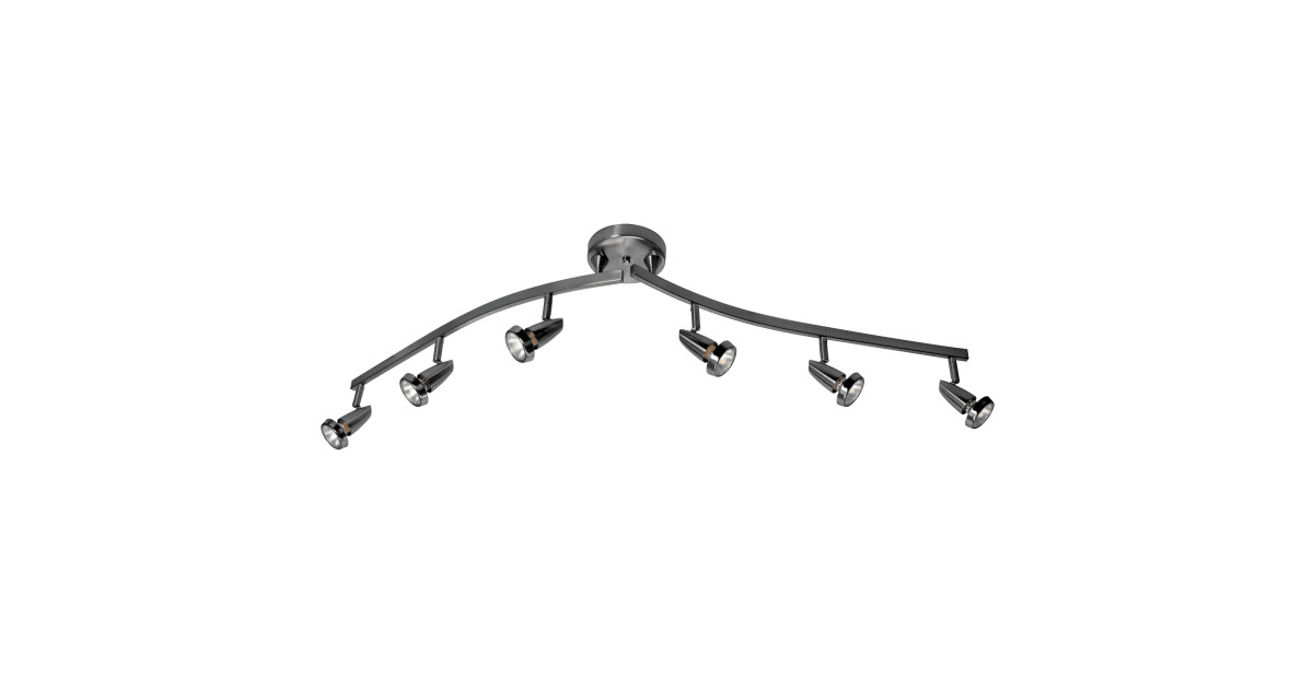 Access Lighting 52226LEDDLP-BS Mirage 6 Light 49" Wide LED Fixed Rail ...