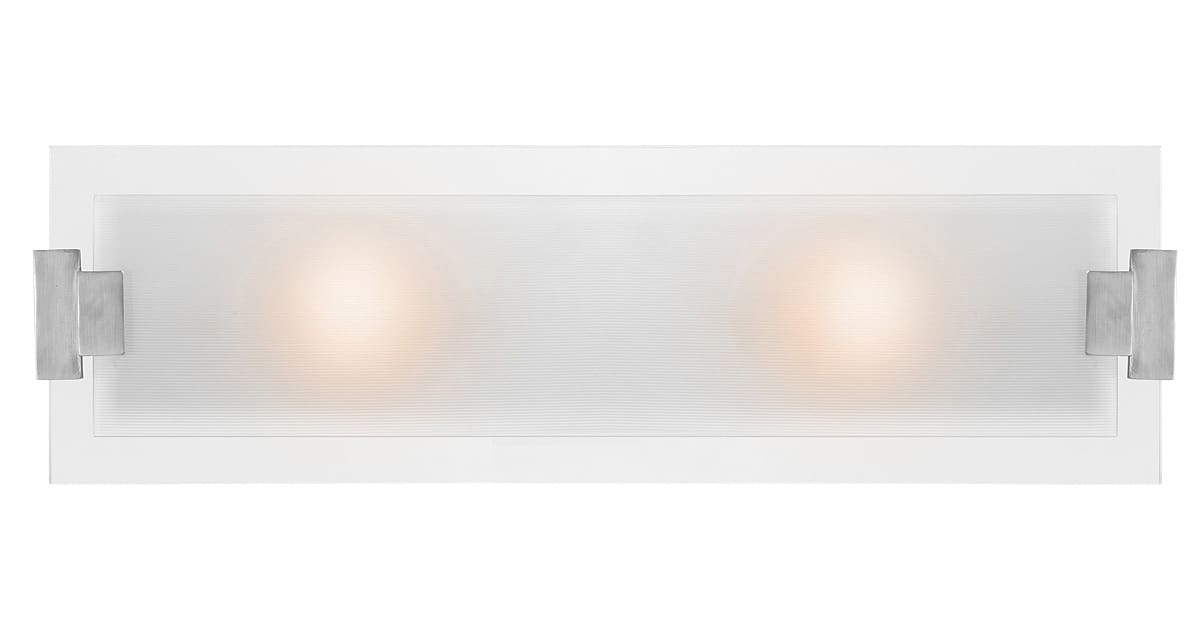 Access Lighting 62256-BS/FST Plasma 2 Light 24" Wide Vanity Light with ...