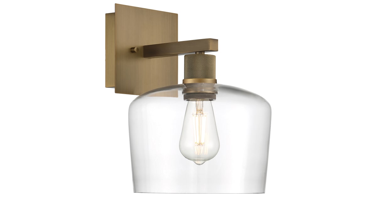 Access Lighting 63144LEDDLP-ABB/CLR Port Nine 12" Tall LED Wall Sconce ...