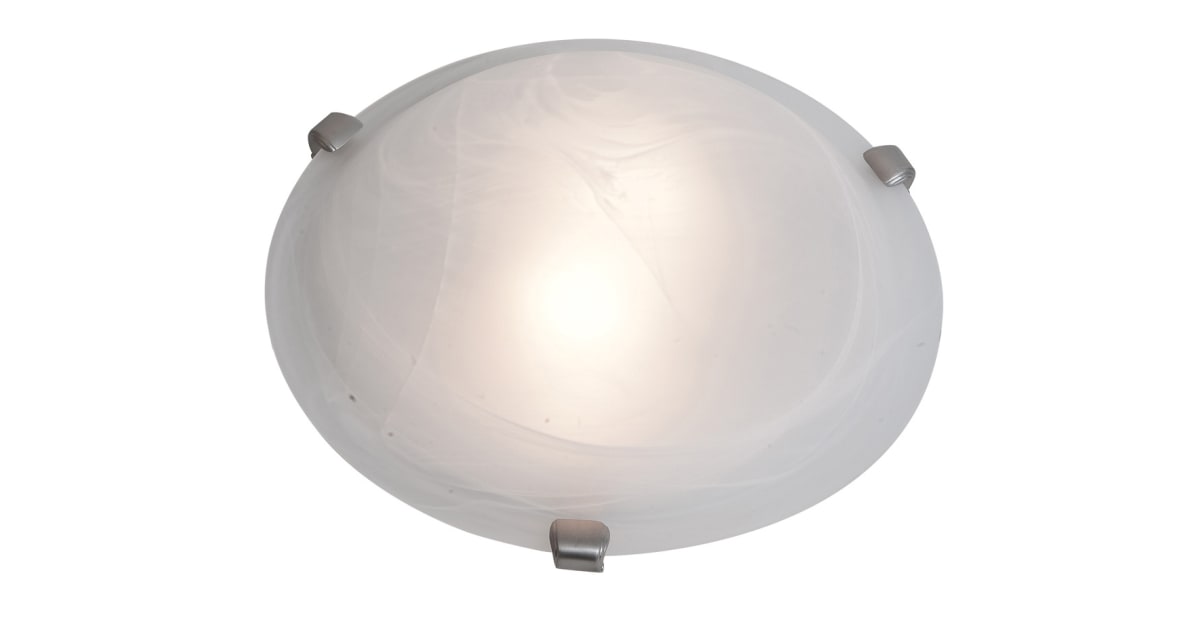 Access Lighting 23019-BS/ALB Mona 2 Light Flush Mount Ceiling Fixture ...