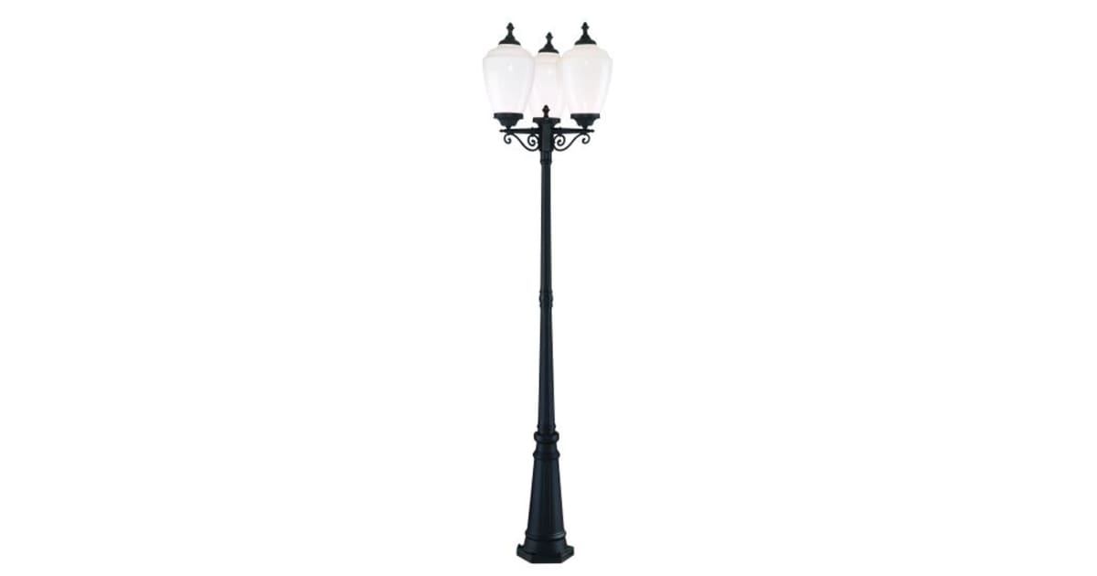 Acclaim Lighting 5369BK/WH Acorn 3 Light Post Light | Ferguson Home