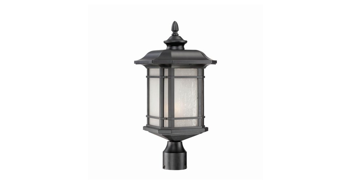 Acclaim Lighting 8117BK Somerset 1 Light Outdoor Post Light with ...