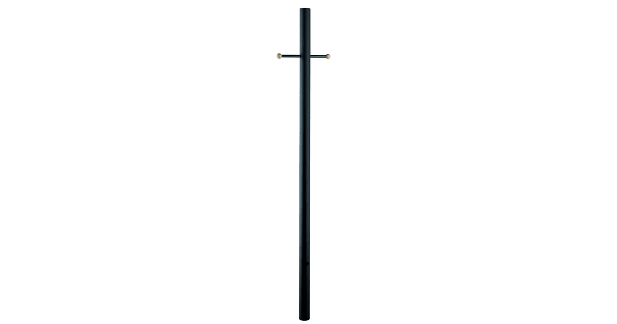 Acclaim Lighting 96BK 84" Height Cast Aluminum Post with Crossarm ...
