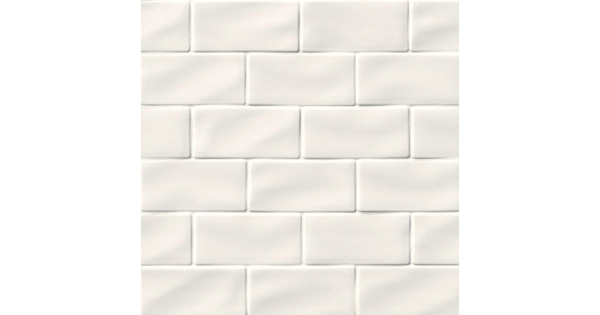 Ackland AKM-C-CEBL3X6TLG-CA 3" x 6" Ceramic and Porcelain Solid Wall ...