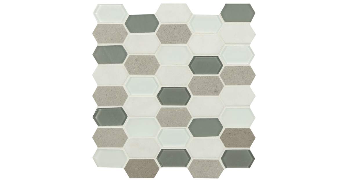 Ackland AKM-G-DOR12X12SP-CA 12" x 12" Glass Dot-Mounted Wall Mosaic ...