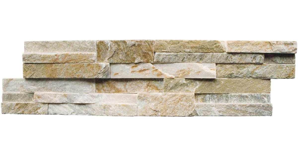 Ackland AKPLPQAMCR6X24F-PL 6 in. x 24 in. Splitface Quartzite Stacked ...