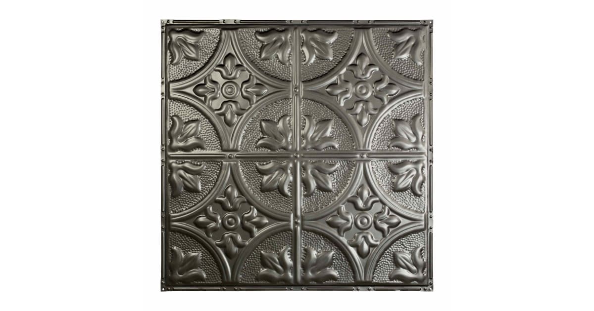 ACP T5107CA Great Lakes Tin 25" x 25" Jamestown Nail Up Tin Ceiling ...