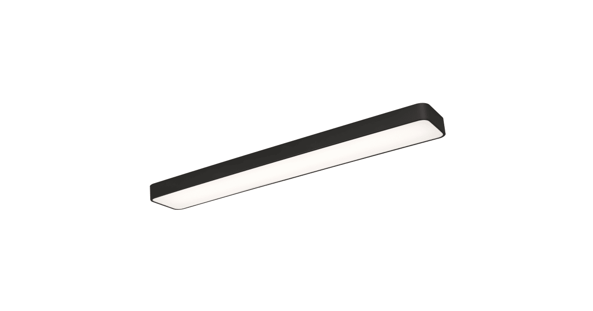 AFX BAYL4608LAJUDBK Bailey 2 Light 46" Wide LED Flush Mount Ceiling ...