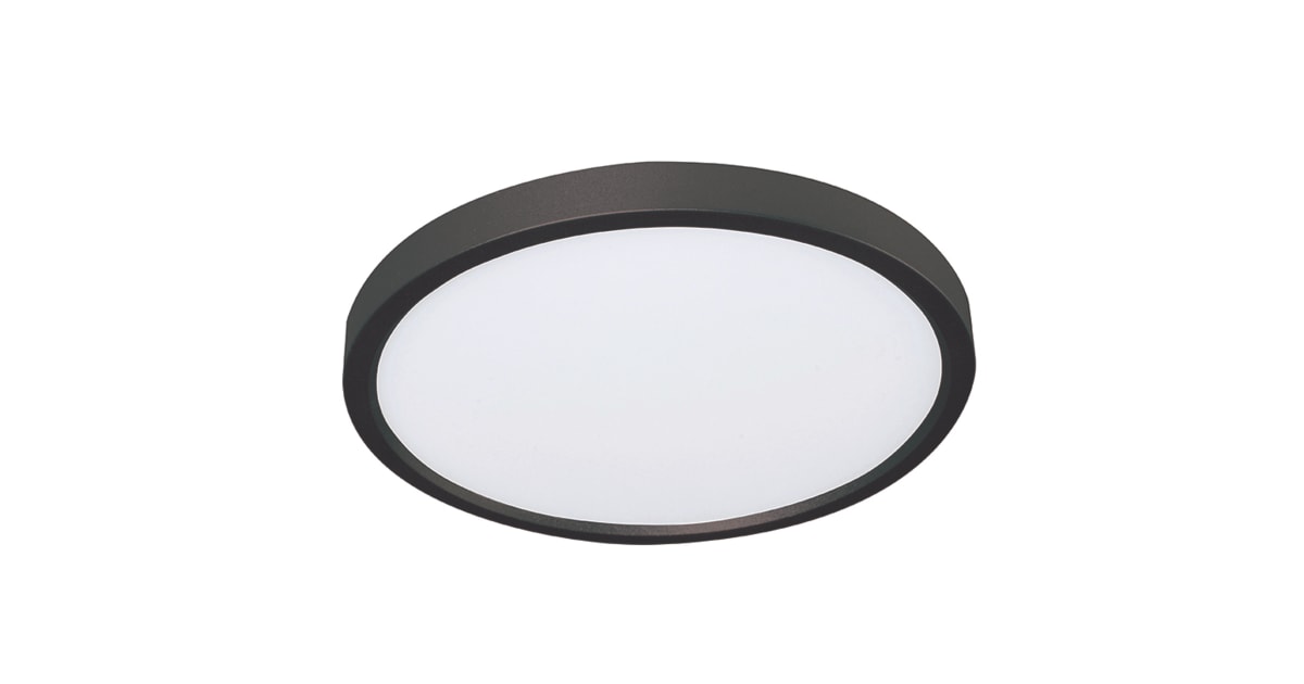 AFX EGRF06LAJD3BK Edge Round 6" Wide LED Flush Mount Drum Ceiling ...