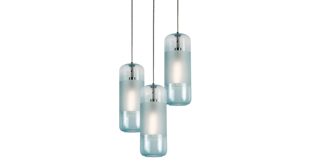 AFX HRP06MBSNAQRND3 Hermosa 3 Light 17" Wide Multi Light Pendant with ...