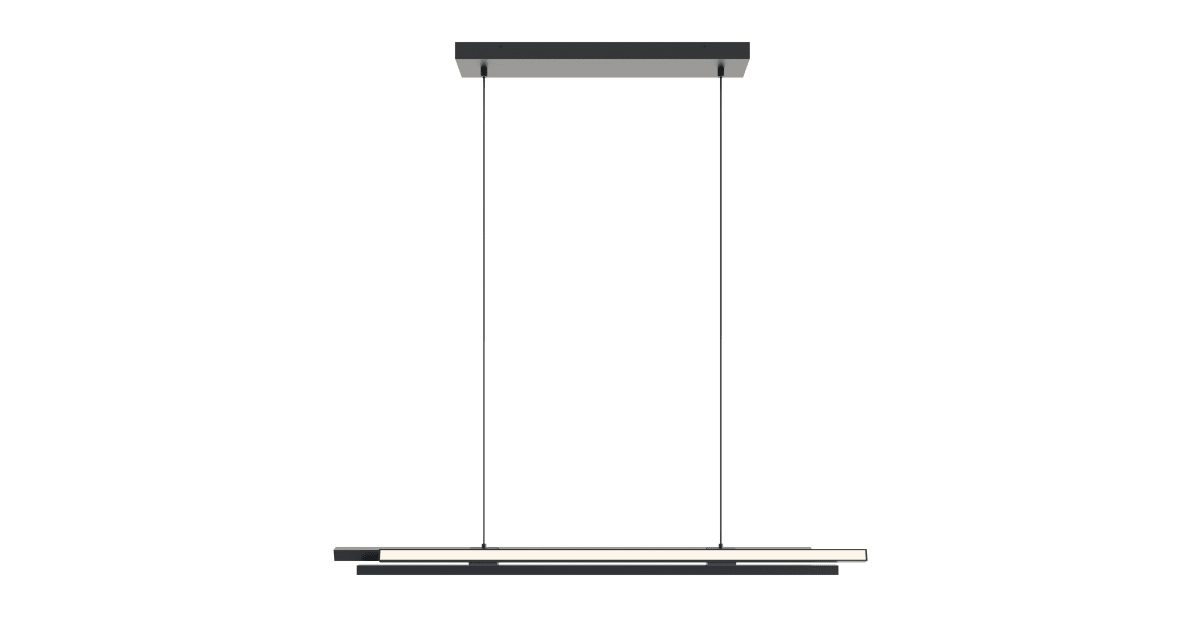 AFX IDRP0344LAJUDBK Indra 44" Wide LED Linear Pendant | Ferguson Home