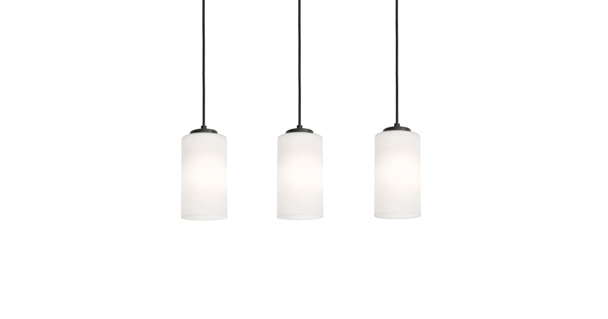 AFX LEOP04MBBKLNR3 Leo 3 Light 36" Wide Linear Pendant | Ferguson Home