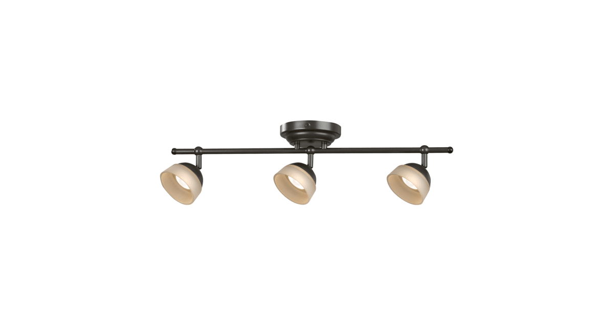 AFX MADF330030LRB Madison 3 Light 25" Wide LED Fixed Rail Linear ...