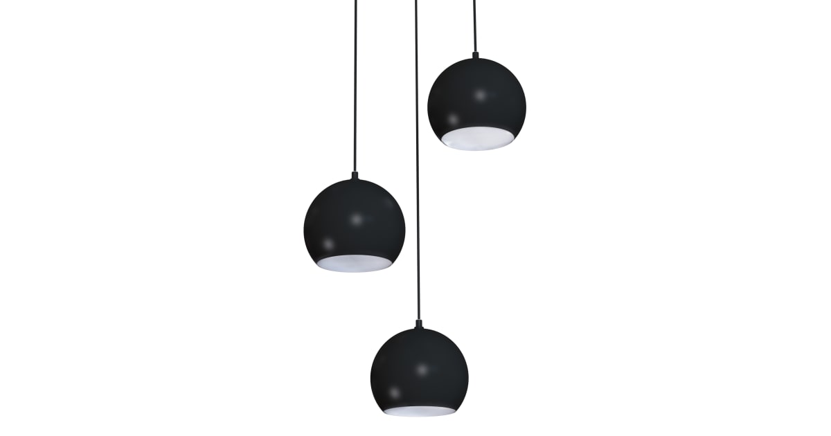 AFX RXYP08BKRND3 Roxy 3 Light 18" Wide Multi Light Pendant | Ferguson Home