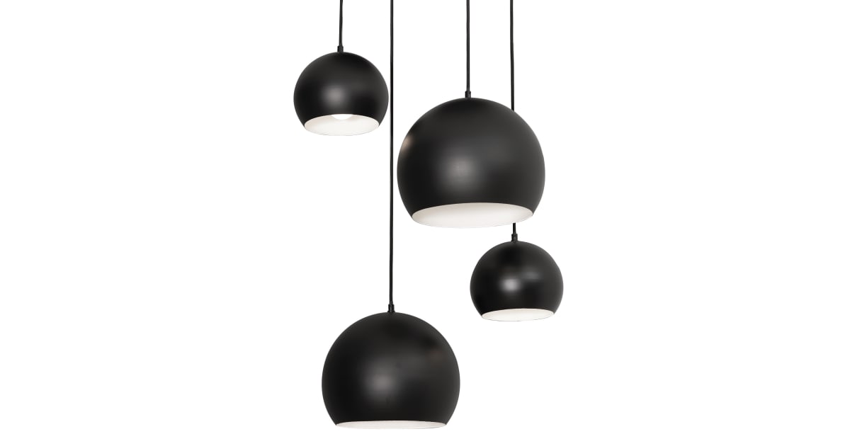 AFX RXYP99BKRND4 Roxy 4 Light 24" Wide Multi Light Pendant | Ferguson Home