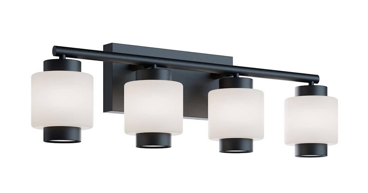 AFX SYDV2807LAJUDBK Sydney 4 Light 7" Wide Vanity Light | Ferguson Home