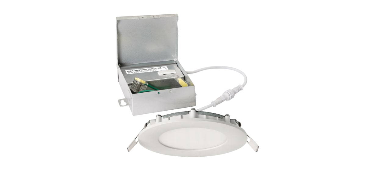 AFX TUCF04LAJD1WH Tuck LED Canless Recessed Fixture with 4" Wafer Trim ...