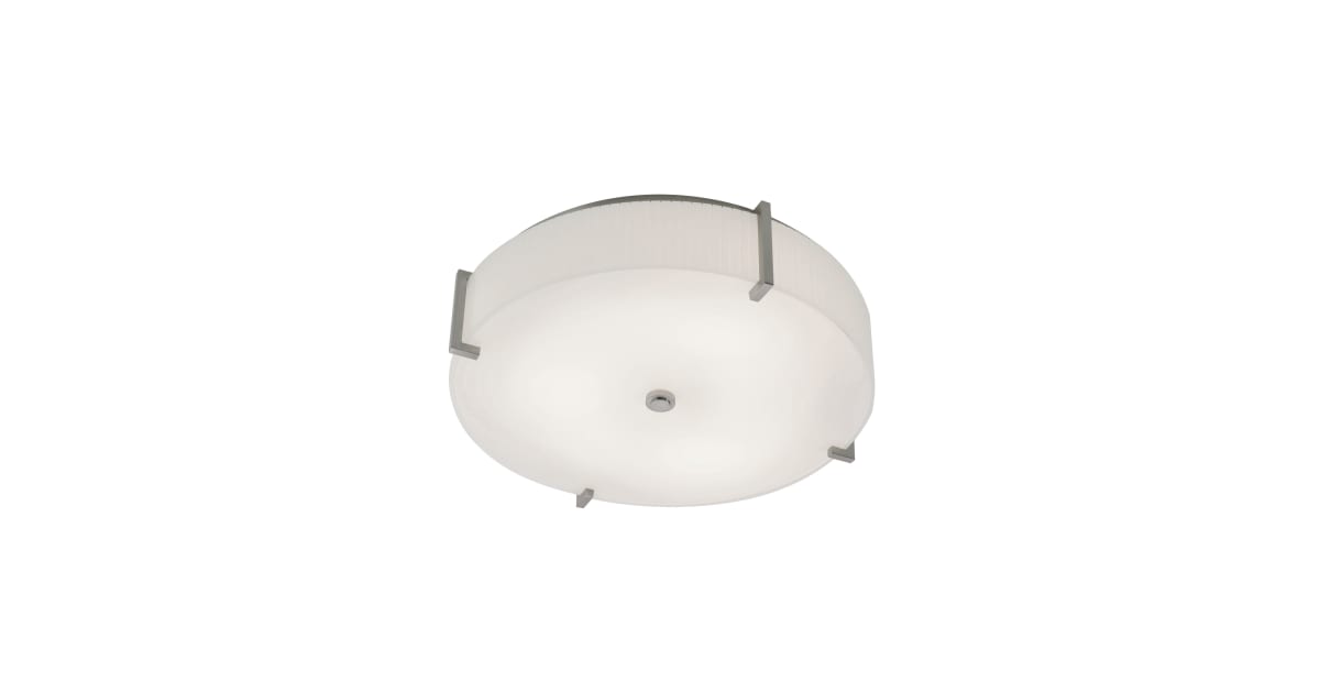 AFX Lighting MIDF2232LAJUDSN Delany 22" Wide LED Semi-Flush Drum ...