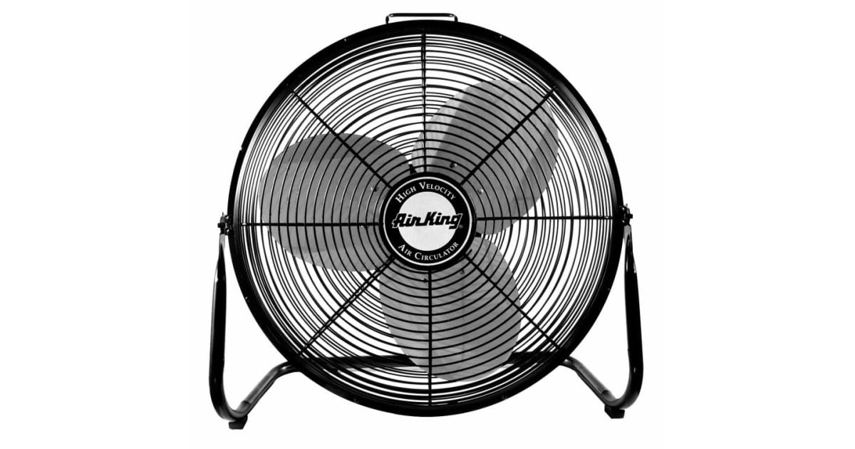 Air King 9212 12" 1360 CFM 3-Speed Industrial Grade Floor Fan ...