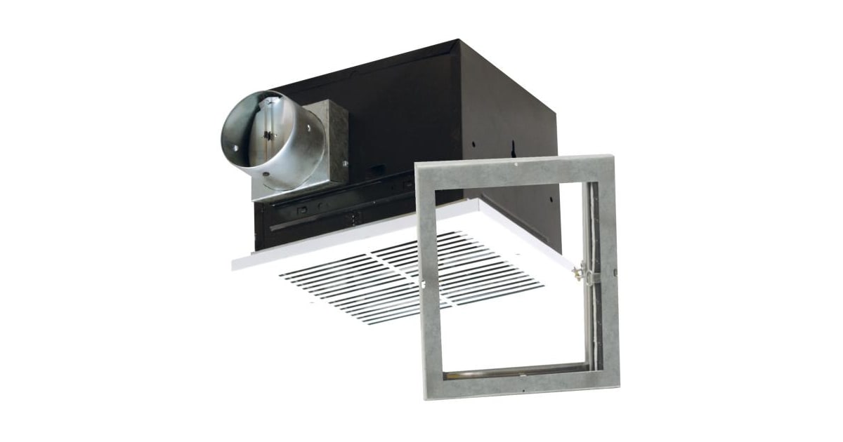 Air King FRAK110 110 CFM 2 Sone Ceiling Mounted Fire Rated Exhaust Fan ...