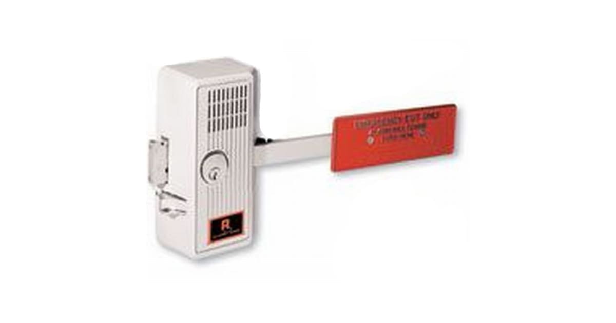 Alarm Lock 250WP28 Sirenlock Fire Rated Paddle Rim Latch Exit Device ...