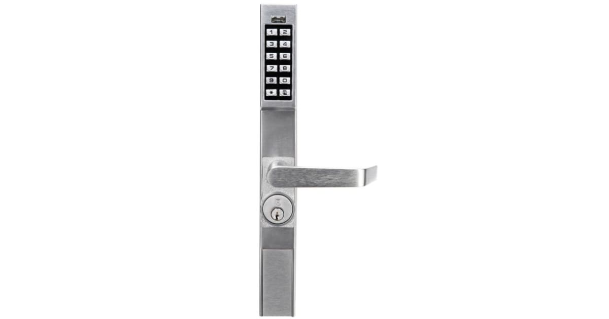 Alarm Lock DL120026D1 Trilogy Narrow Stile 100 User Electronic Digital ...
